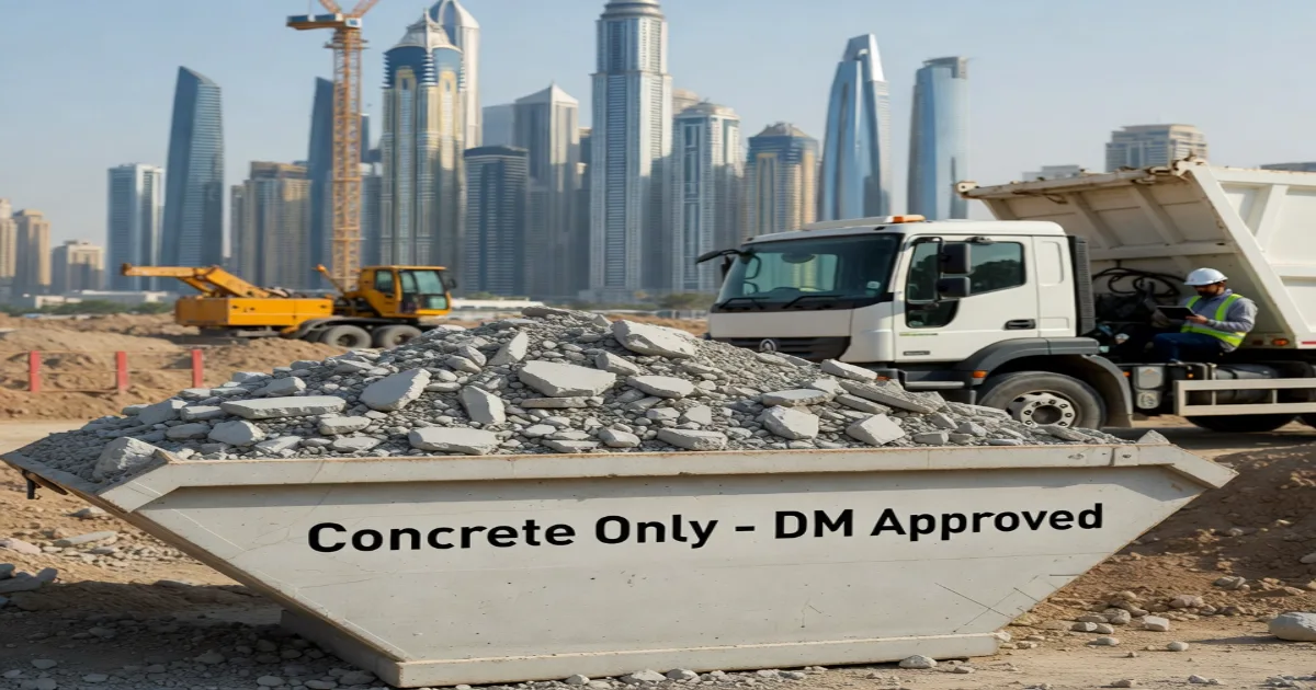 Concrete Waste Disposal in Dubai: Cost Breakdown (2025 Guide)