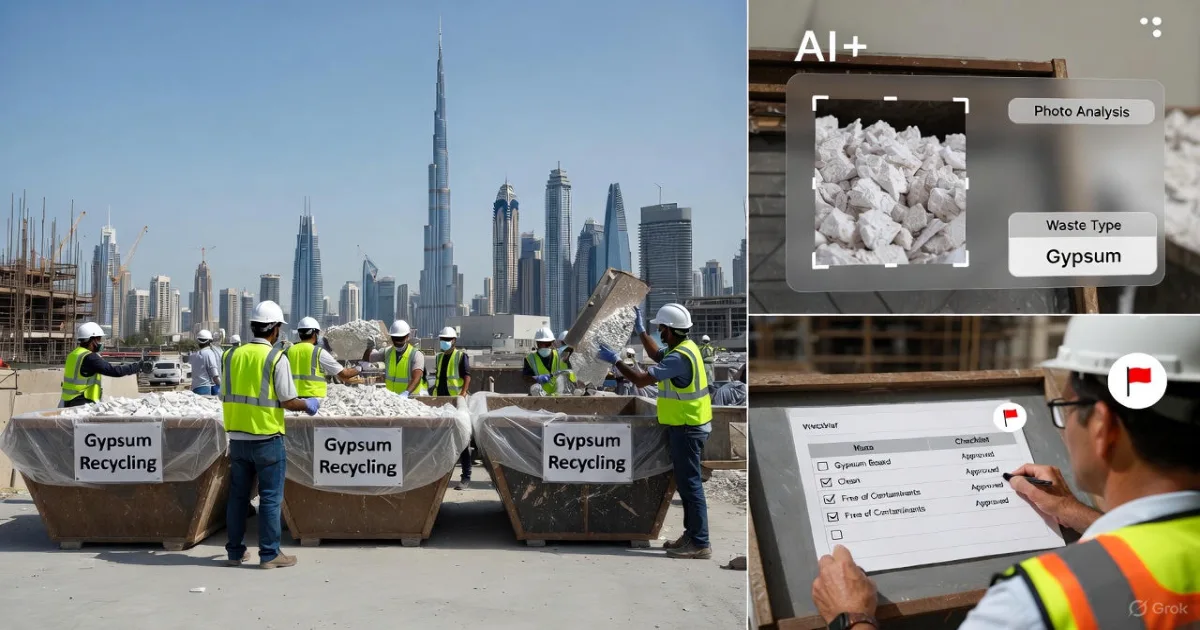 Gypsum Waste Disposal in Dubai (2025): WTN Rejections Explained