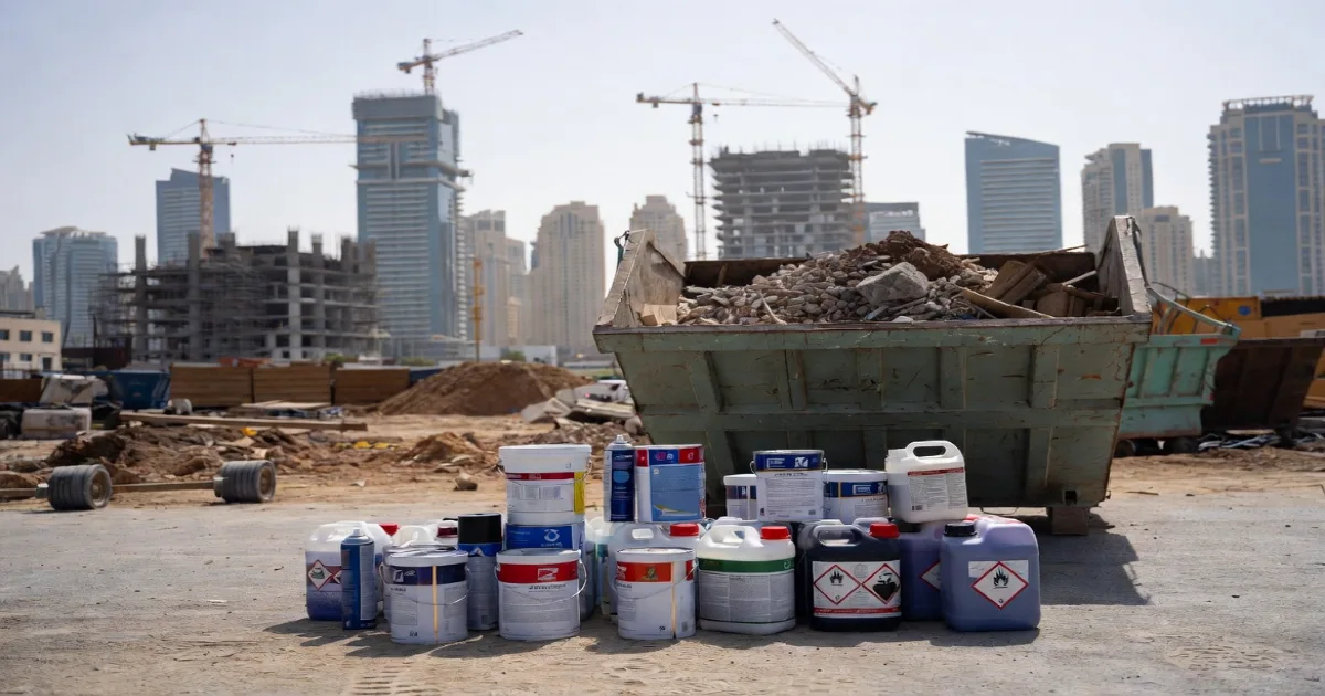 Hazardous Construction Waste in Dubai (2025) | WTN Guide