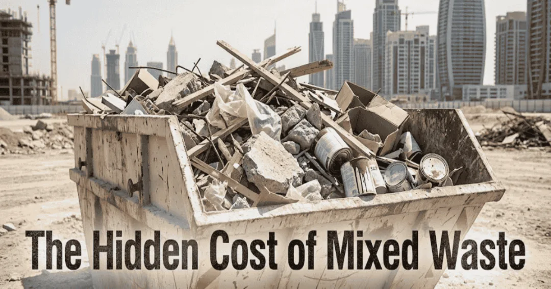 Cost of Mixed Construction Waste in UAE 2025: How to Save