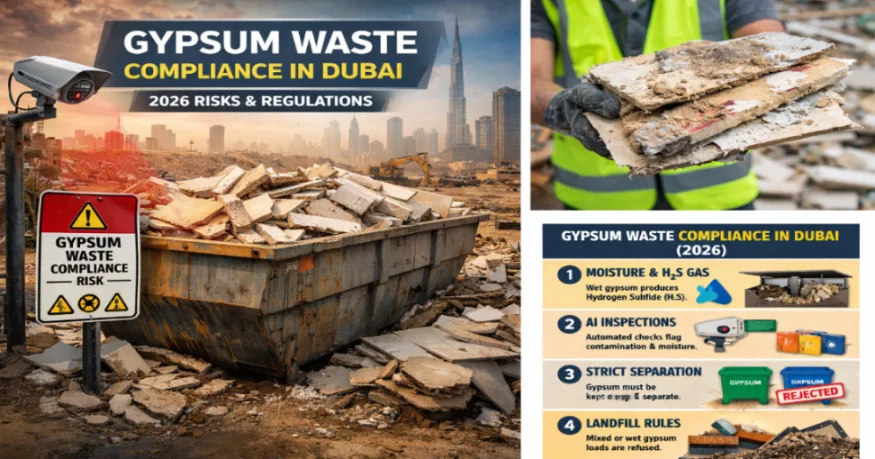 Gypsum Waste Disposal in Dubai: 2026 Compliance Guide